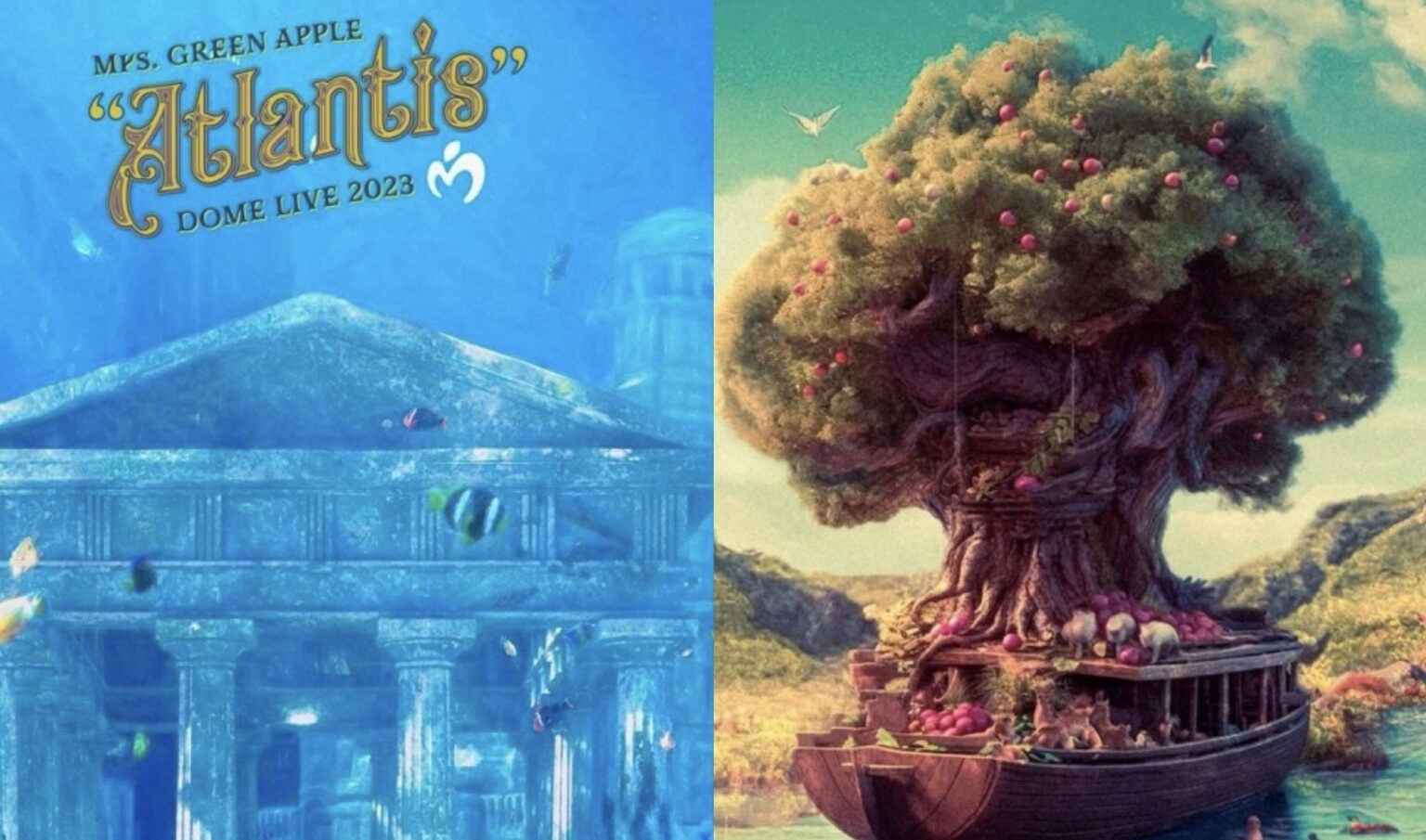 【ライブ映像作品 YouTubeプレミア公開決定】⁡⚓️「ARENA TOUR 2023 “NOAH no HAKOBUNE”」🔱「DOME LIVE 2023 “Atlantis ...